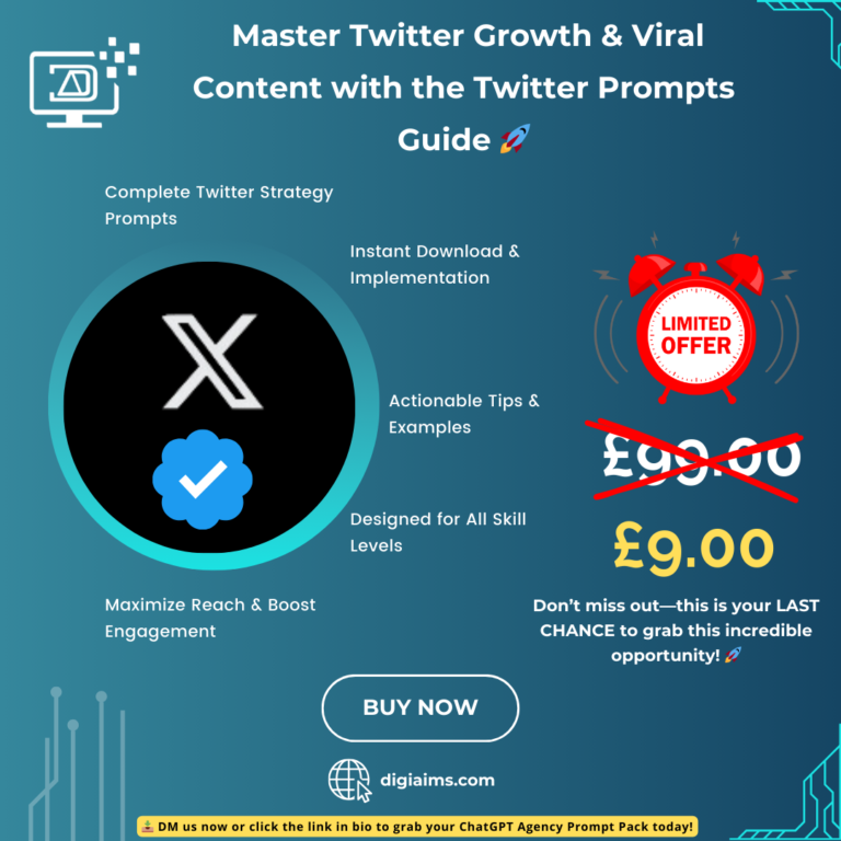 🐦 ChatGPT Twitter Prompts | Go Viral & Boost Followers 🔥