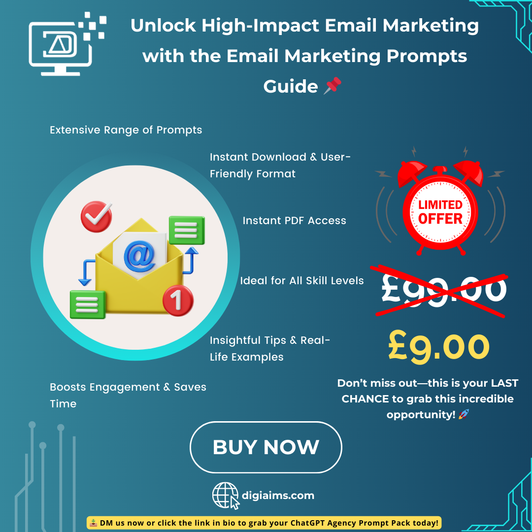 📧 ChatGPT Email Marketing Prompts | Boost Conversions 📈